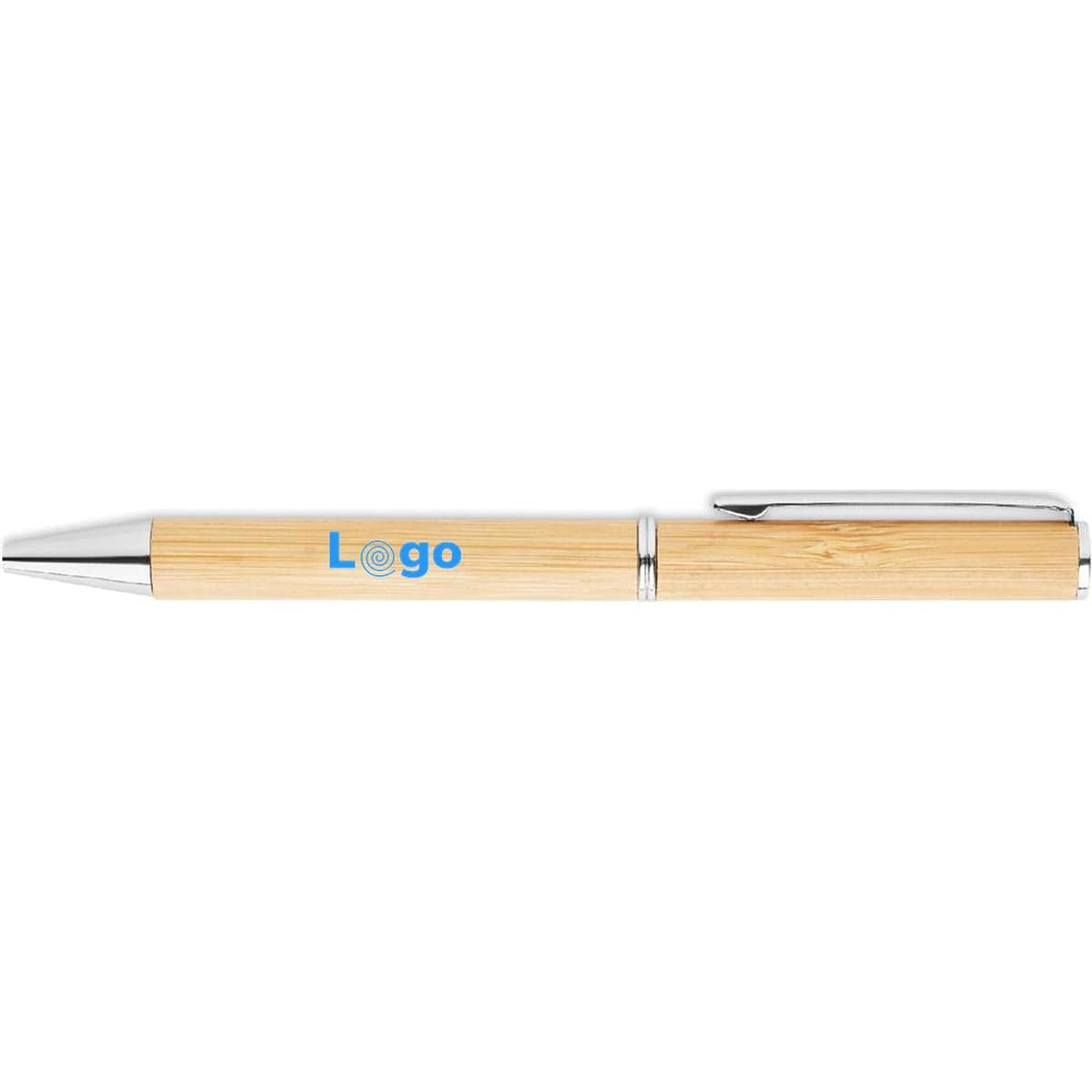 Penna a sfera in bamboo 13,5 cm - personalizzabile online